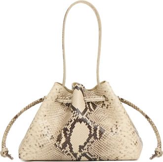 Mansur Gavriel mini pochette à lien de resserrage - Tons neutres