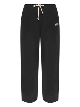 American Vintage pantalon Izubird &agrave; logo imprim&eacute; - Gris