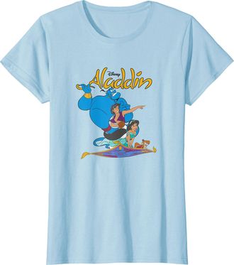 Disney Aladdin Vintage Group Shot Logo T-Shirt