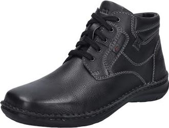 Josef Seibel Bottines &agrave; lacets pour homme New Anvers 35, largeur K (extra large), semelle int&eacute;rieure amovible, Noir, 41 EU X-Large