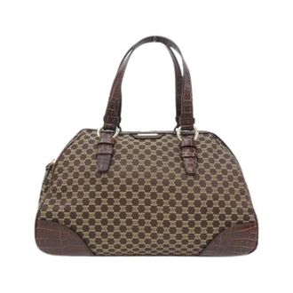 Celine Pre-owned Canvas Calf Boston Bag - - Pre-owned - Damen - Braun - ONE SIZE