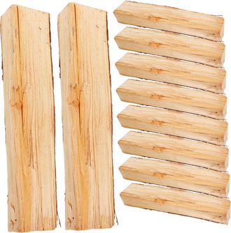 Valiclud Künstliche Holzscheite Kamin Deko Aus Naturholz Gespalten Für Innenbereich Und Lagerfeuerparty Dekorative Holzstücke Für Gemütliche Atmosphäre