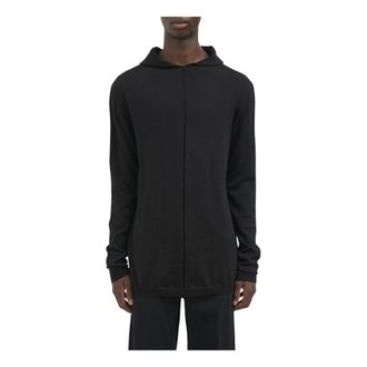 Rick Owens Maglia Oversized LS Hoodie - - Sweatshirts & Hoodies - Herren - Schwarzk - M
