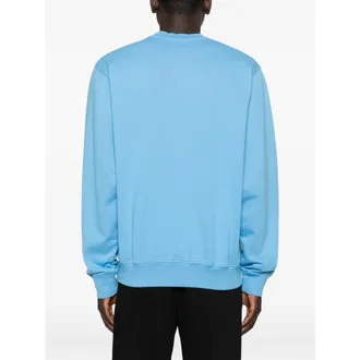 Arte Crew-Neck Cotton Sweater - Blue