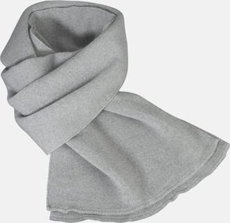 Hanseheld Strickschal aus 100% Schurwolle - Merino - Grau