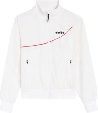 Diadora Femme, Sweatshirts et sweats &agrave; capuche, Blanc, Taille: 38 FR Manteaux