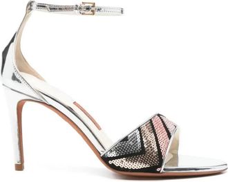 Missoni Sandalen - Open Toe Sandal With Minimalist Straps - Gr. 36 (EU) - in Rosa - f&uuml;r Damen