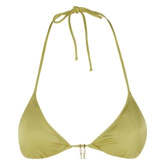 MC2 Saint Barth Femme, Maillots de bain, Vert, Taille: 40 FR Leah Triangle Top