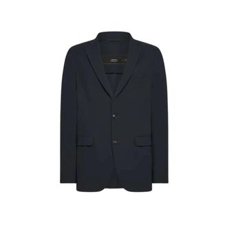 Roberto Ricci Design No Iron Technical Fabric Jacket - - Jackets - Herren - Blau - M