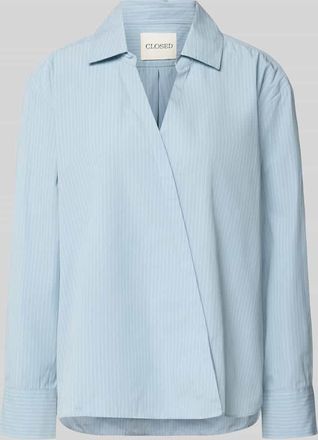 Closed Regular Fit Bluse mit V-Ausschnitt