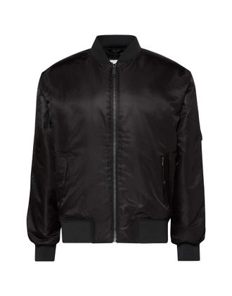 Calvin Klein Jeans Nylon-Bomberjacke in Schwarz