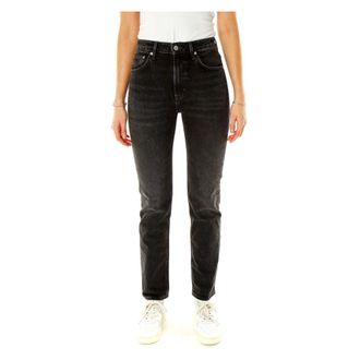Citizens Of Humanity Straight Fit Denim Jeans mit hoher Leibh&ouml;he - - Jeans - Damen - Grau - W30