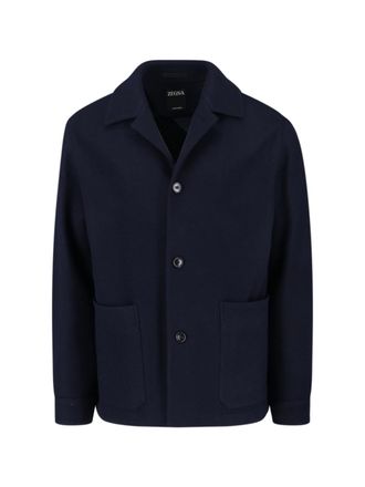 Ermenegildo Zegna Hemdjacke Aus Wolle Und Kaschmir