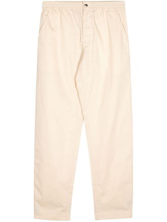 Maison Kitsuné pantalon en coton à coupe droite - Tons neutres