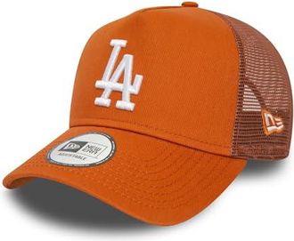 New Era MLB Accessoire de Fan Los Angeles Dodgers Camionneur Casquette Chapeau Logo déquipe LA Snapback Marron