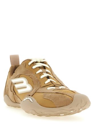 Balenciaga Mens Beige Polyester Athletic Sneakers