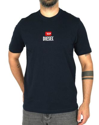 Diesel Rundhalsshirt Regular Fit - T-JUST SMALL-NEW D LOGO
