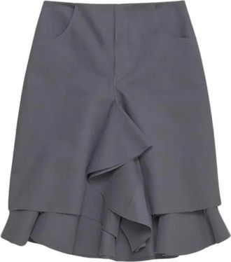 Fidan Novruzova Femme, Jupes, Gris, Taille: 38 FR Evi Skirt