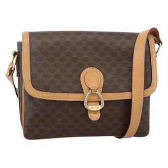 Celine Sac Bandouli&egrave;re Vintage Pre-owned - Femme - Pre-owned - Brun - Taille: ONE Size
