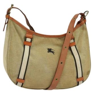 Burberry Pre-owned Toile sacs-ports-paule - Femme - Pre-owned - Beige - Taille: ONE Size