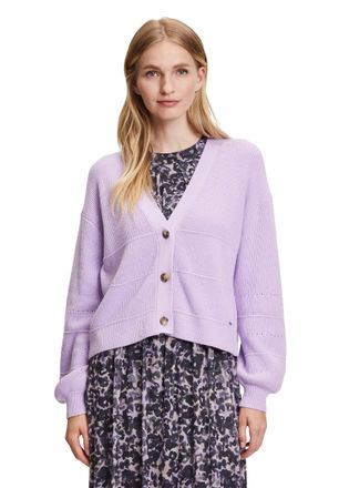 Betty & Co Damen 5547/3113 Strickjacke, dunkelviolett, 44