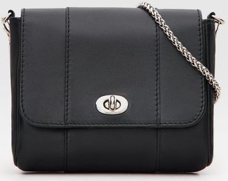 Philini Schwarze Umh&auml;ngetasche mit Kette - Marina