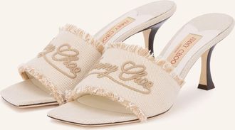 Jimmy Choo London Mules Alexia 70 beige