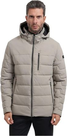 Bugatti Steppjacke mit Kapuze - - Jackets - Herren - Grau - 3XL