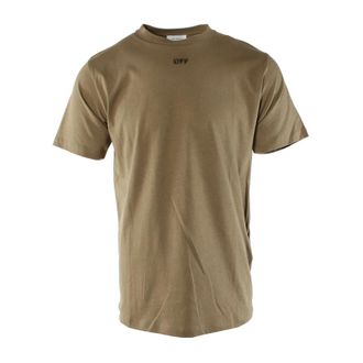 Off-white Stitch T-shirt - - Tops - Herren - Braun - S