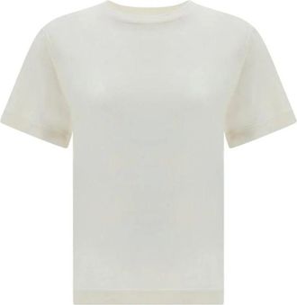 Extreme Cashmere Femme, Tops, Blanc, Taille: ONE Size Top en coton avec d&eacute;tails subtils