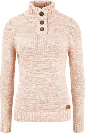 Oxmo OXPhilicita Damen Strickpullover Troyer Grobstrick Pullover 100% Baumwolle Regular fit, Größe:XL, Farbe:Cameo BROW (7951783)