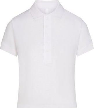 SKIMS Polo manches courtes en coton