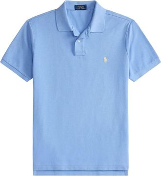 Ralph Lauren Homme, Tops, Bleu, Taille: XL The Iconic Mesh Polo