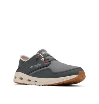 Columbia Mens Casual Boat Shoe, Grill/Sunset Red, 43 EU