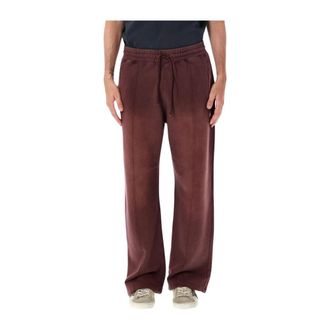 Golden Goose Star Wide-Leg Sweatpants - - Trousers - Herren - Rot - M