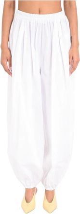 Actualee Femme, Pantalons, Blanc, Taille: 38 FR Tapered Pantalons