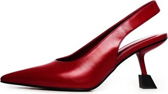 Cesare Gaspari Femme, Chaussures, Rouge, Taille: 40 EU Escarpins Slingback Scarlet Edge