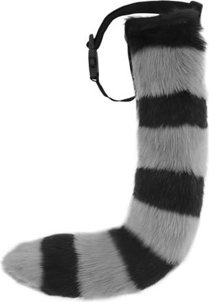 Dreshow Queue de Fourrure de Renard Cosplay Costume Fête Super énorme Queue Moelleuse Pour Adolescent Adulte