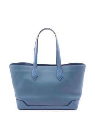 Hermès grand sac porté épaule Cabas 36 (2016) - Bleu