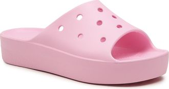 Crocs Pantoletten Crocs Classic Platform Slide 208180 Rosa