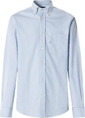 Fa&ccedil;onnable Chemise col am&eacute;ricain &agrave; rayures en coton