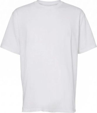 low brand Homme, Tops, Blanc, Taille: S T-Shirt Ras du Cou C&ocirc;tel&eacute;
