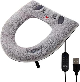 Generic Calentador De Asiento De Inodoro - Alimentado Por USB 5 Configuraciones De Temperatura, Fundas De Asiento De Inodoro para Ba&ntilde;o - Hotel Apartamento Dor