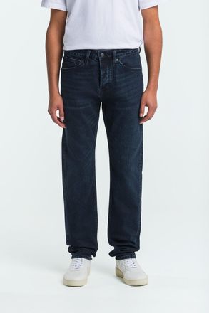 Kings of Indigo Kings of Indigo Herren vegan Jeans Addo Xavier Worn Blau Schwarz