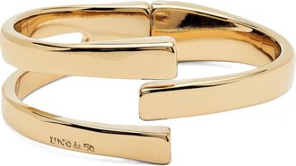 Uno De 50 UNO de 50 Starres Armband f&uuml;r Damen, vergoldet mit 18 Karat, Gr&ouml;&szlig;e M, handgefertigter Schmuck, hergestellt in Spanien