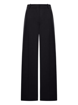 Toteme Wool-Blend Tailored Trousers - Black