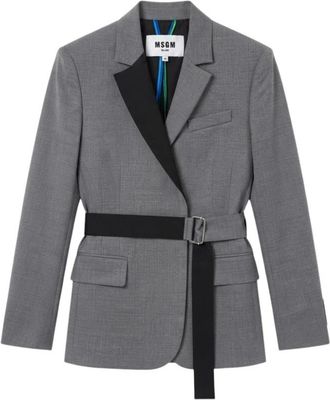 Msgm Msgm - Veste - Femme - Vestes - Gris - Taille: 36 FR
