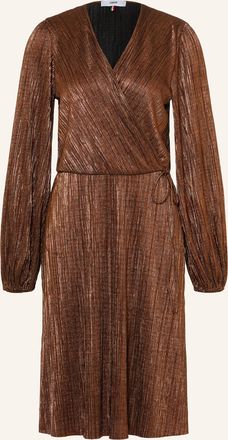 Cinque Cinque Plisseekleid Ciissy In Wickeloptik Mit Glitzergarn rot
