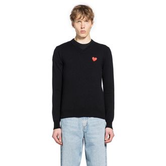 Comme Des Gar&ccedil;ons Wool Heart Sweater