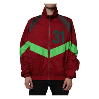 Dolce & Gabbana Windbreaker Jacke - - Jackets - Herren - Mehrfarbig - XL